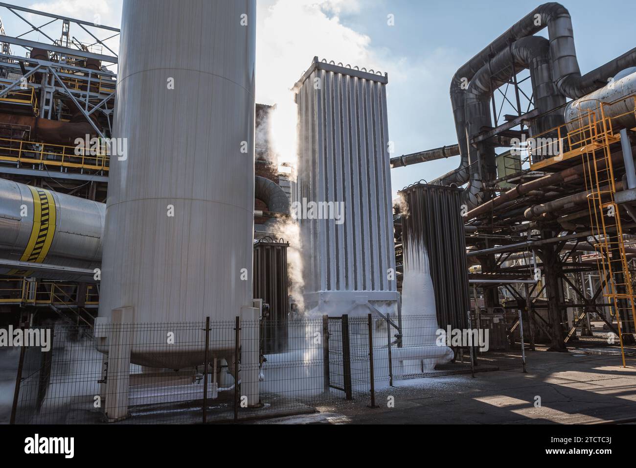 Cooling tower factory factory system hi-res stock photography and ...