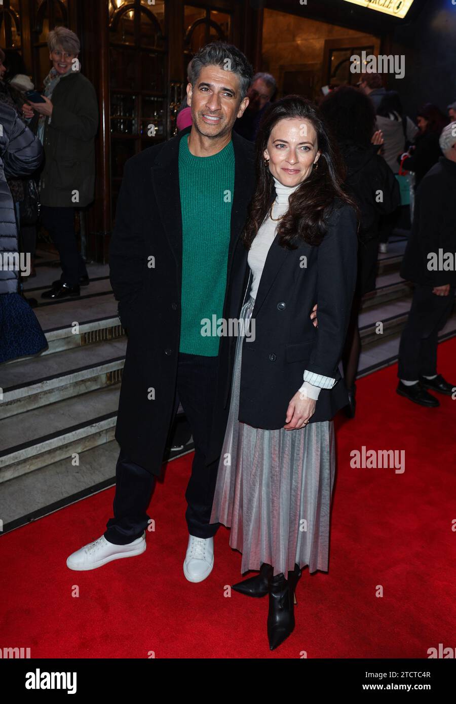 Raza Jaffrey and Lara Pulver attends the press night for the annual ...