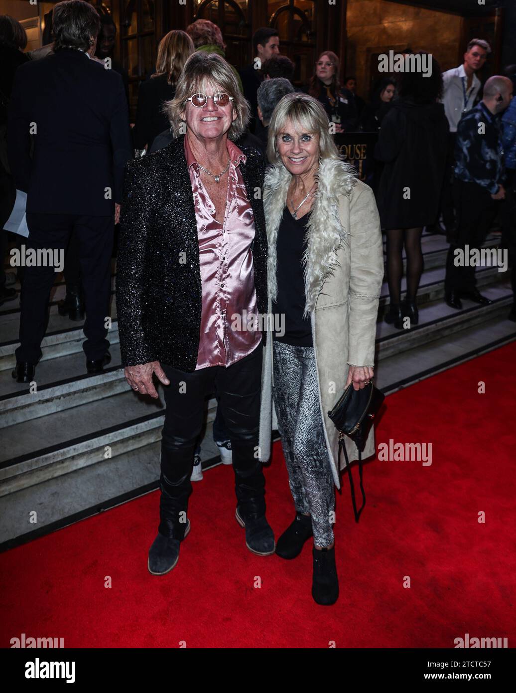 London, UK. 13th Dec, 2023. Robin Askwith (left) attends the press ...