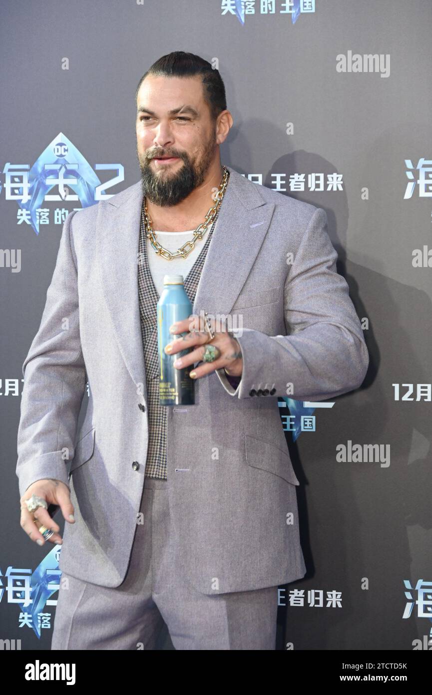 December 09, 2023, Shanghai, China: JASON MOMOA appears at the ...