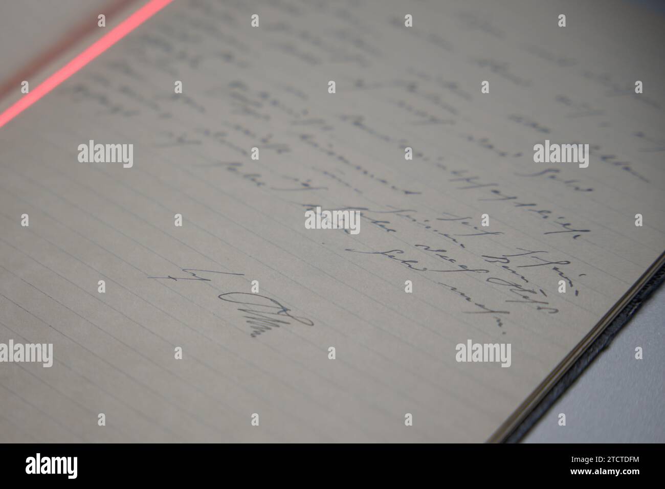 Koblenz, Germany. 14th Dec, 2023. The forged Hitler diaries are under a ...