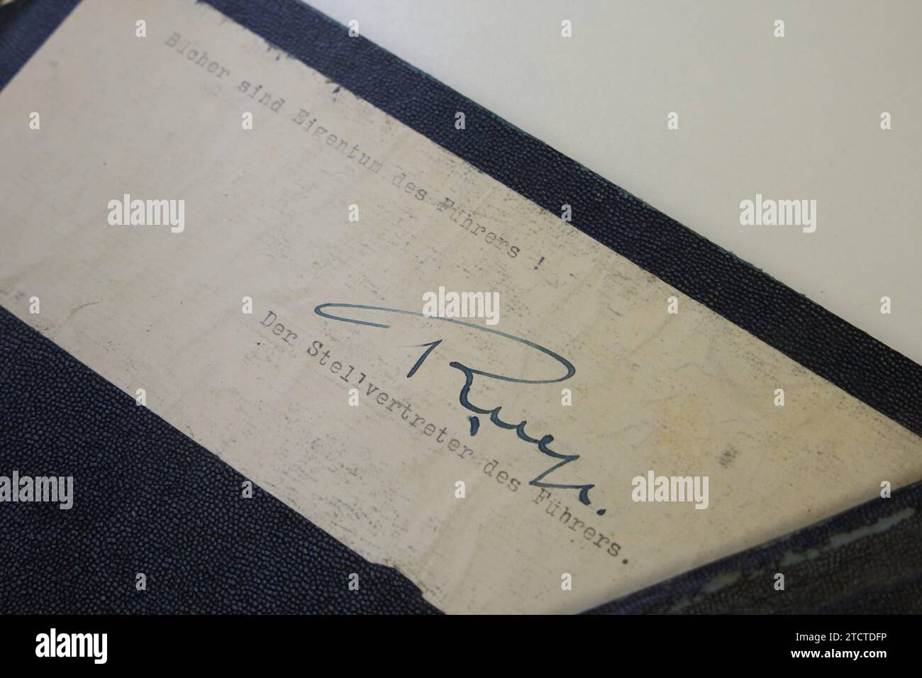 Koblenz, Germany. 14th Dec, 2023. The forged Hitler diaries are under a ...