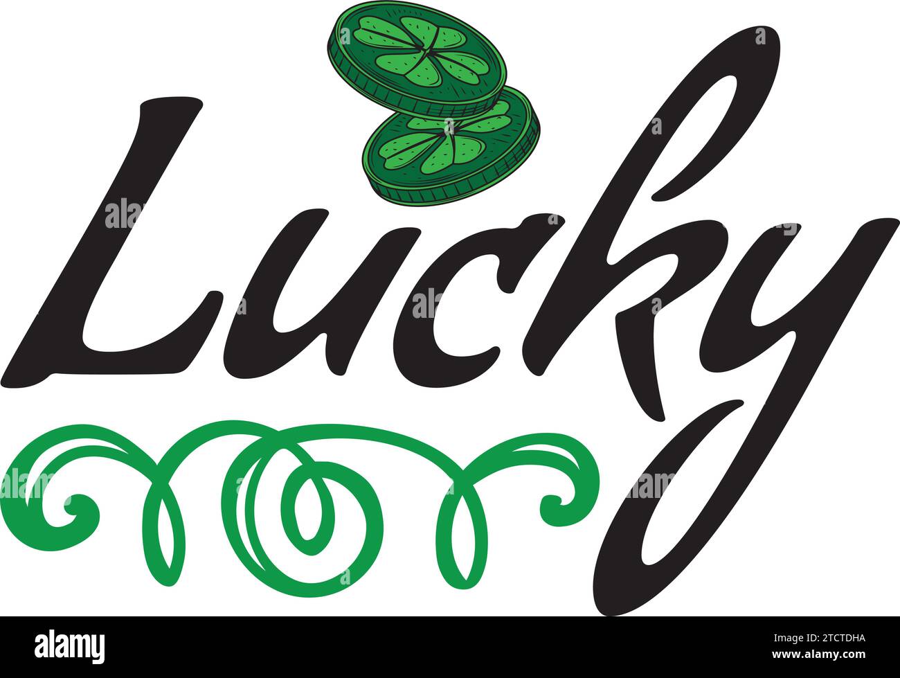 Lucky card Stock Vector Images - Alamy