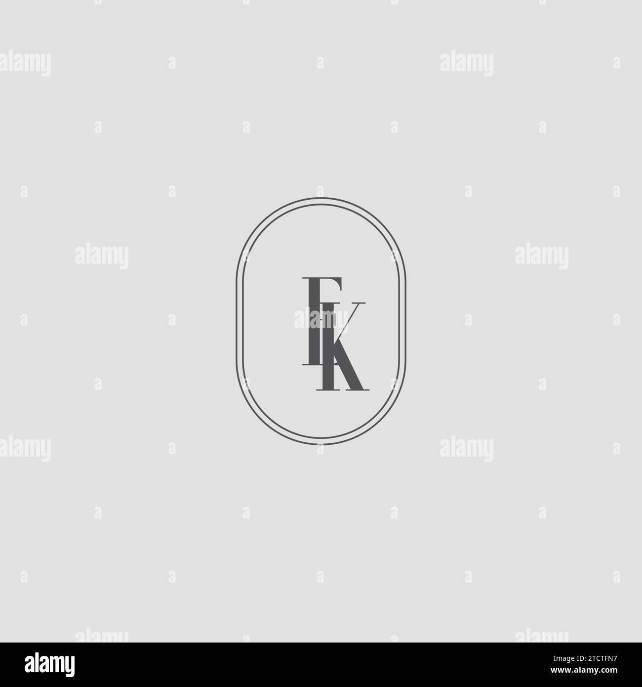 Initial EK wedding monogram logo design vector graphic Stock Vector ...