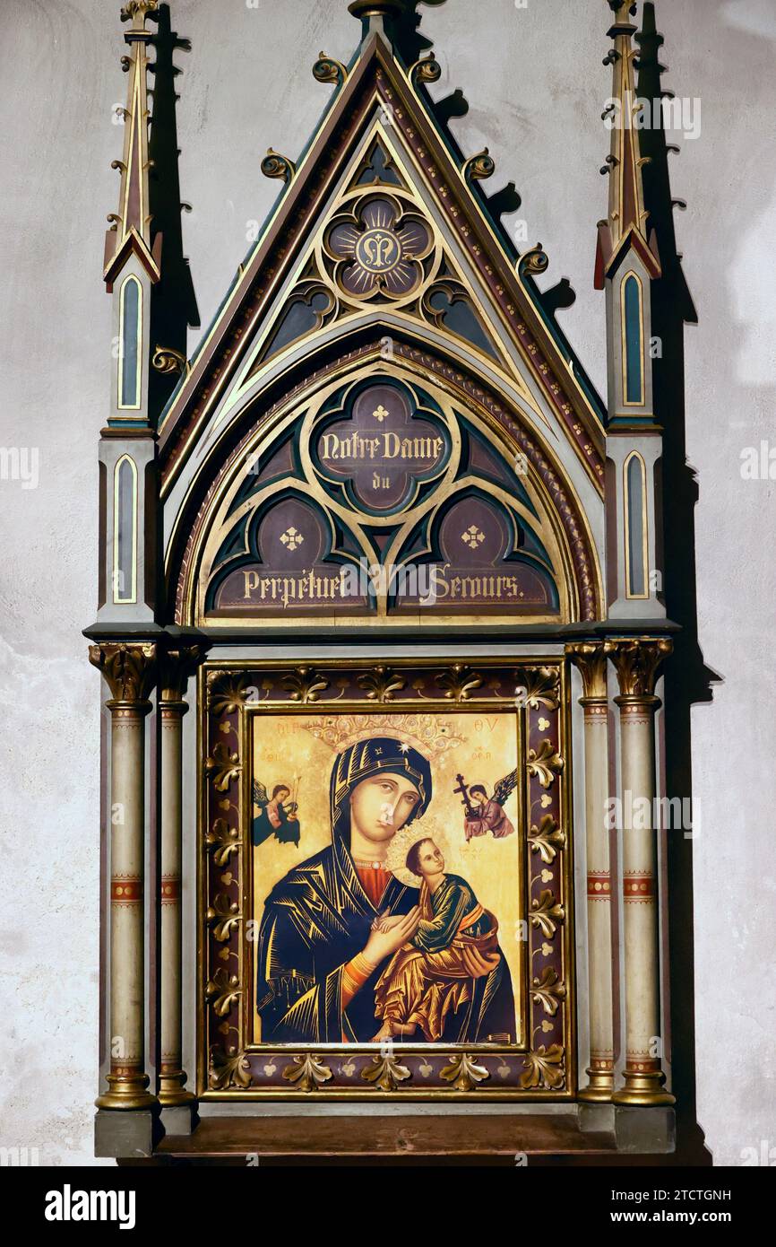 Sion cathedral. Our Lady of Perpetual Help. Fifteenth-century Byzantine ...