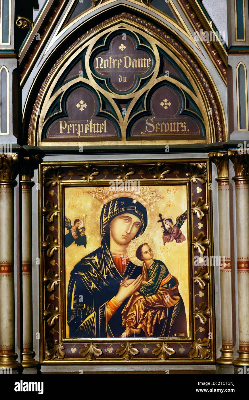 Sion cathedral. Our Lady of Perpetual Help. Fifteenth-century Byzantine ...
