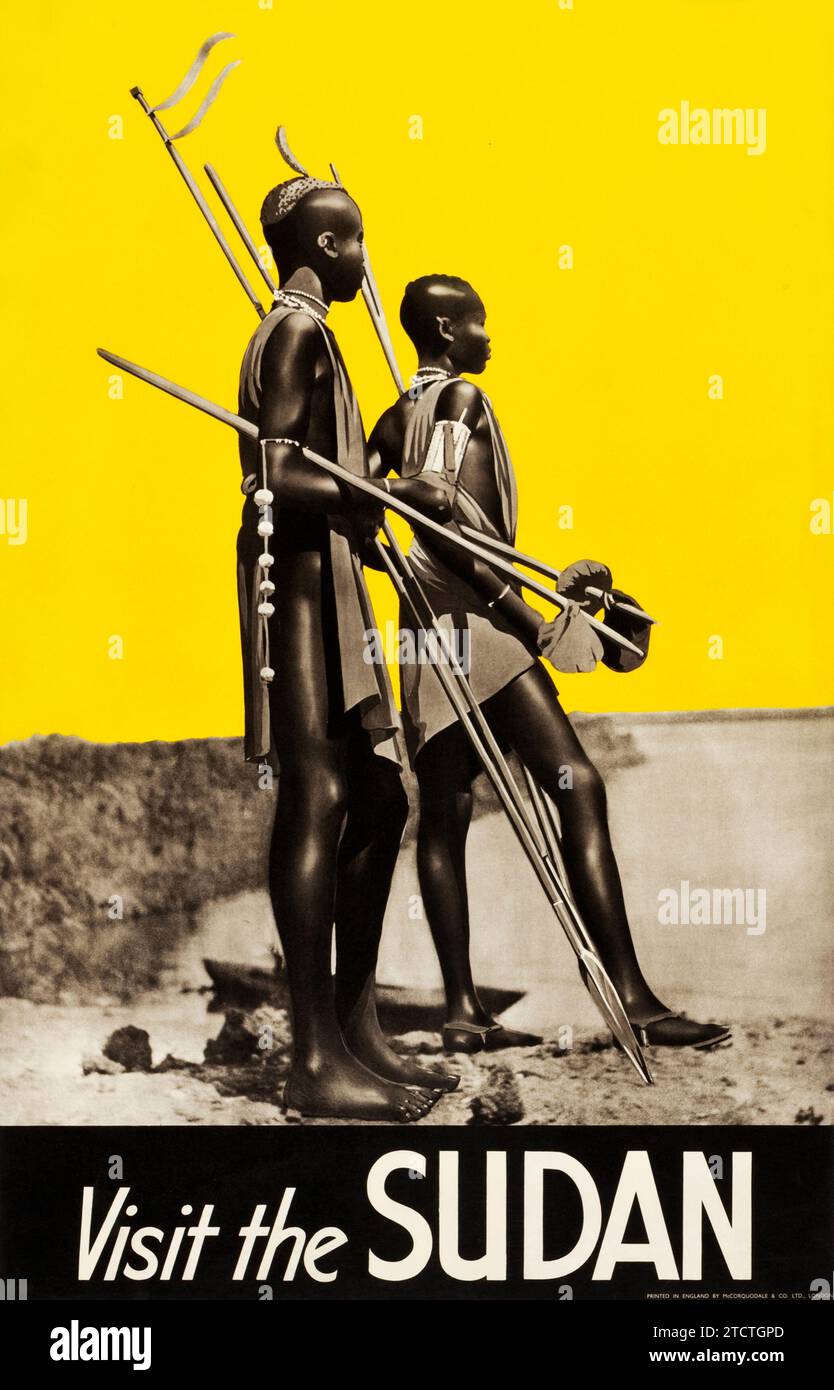 Sudan Travel Poster (McCorquodale & Co. Ltd, London, England) 1930s ...