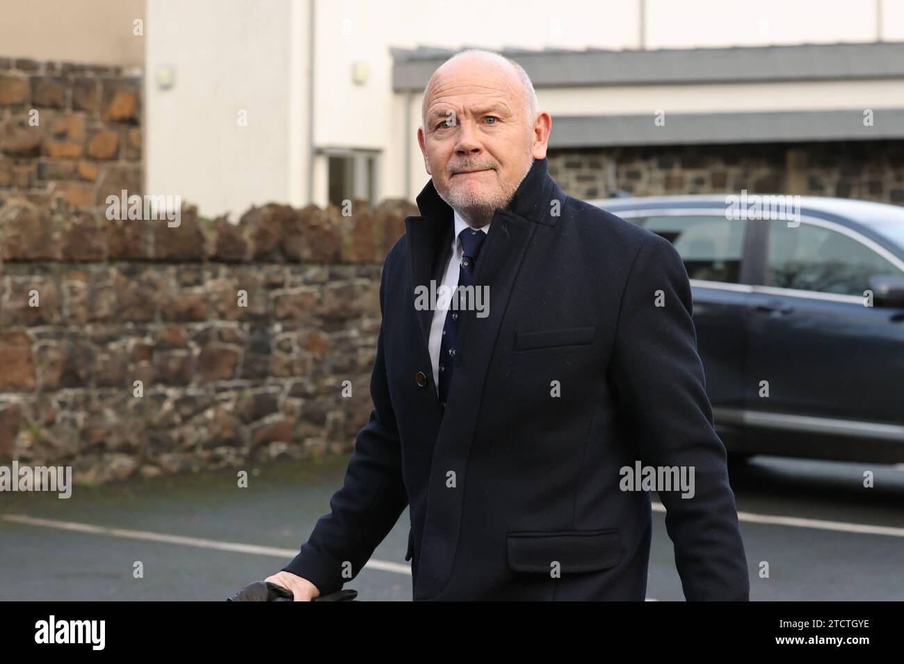 Leuan Evans following the funeral of former Ireland and Lions rugby ...