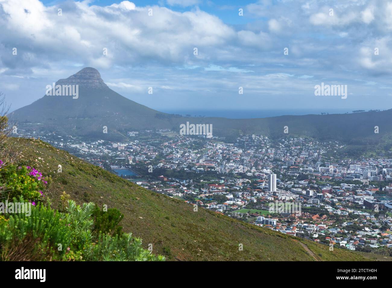 A westward view of Lion's Head, one of the country's most recognizable ...