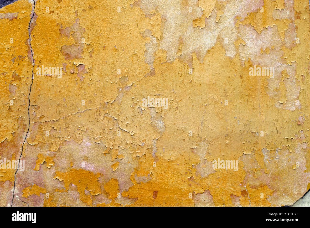 Old wall fragment texture, cracked paint layers, grunge background ...
