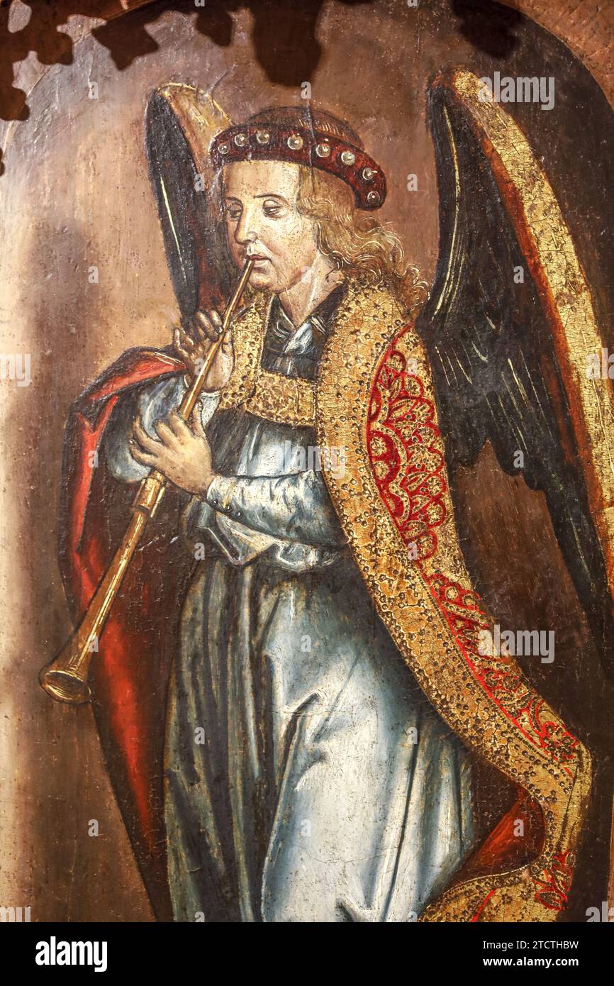 Maricel museum, Sitges, Spain Pedro Berruguete Angel musician, Hispanic ...