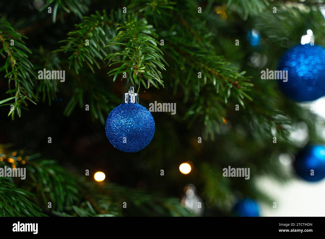 Augsburg, Bavaria, Germany - December 13, 2023: Christmas baubles and ...
