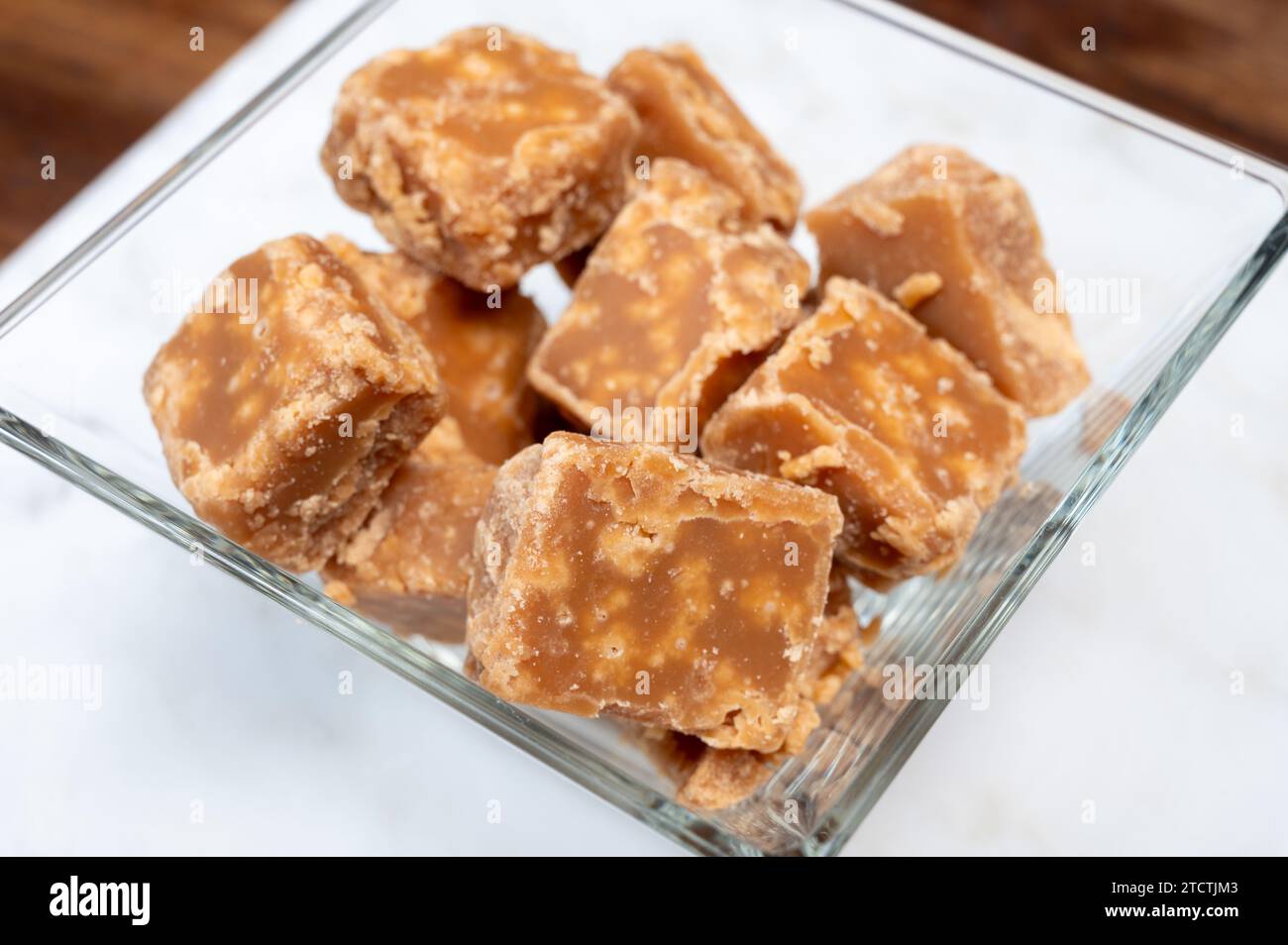 American sweets, homemade butter fudges, confection made by mixing ...