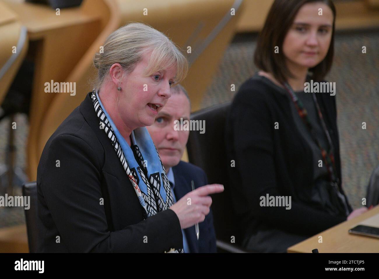 Edinburgh Scotland, UK 14 December 2023. Deputy First Minister Shona ...