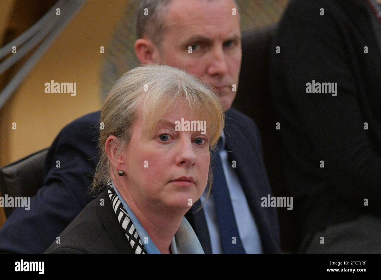 Edinburgh Scotland, UK 14 December 2023. Deputy First Minister Shona ...