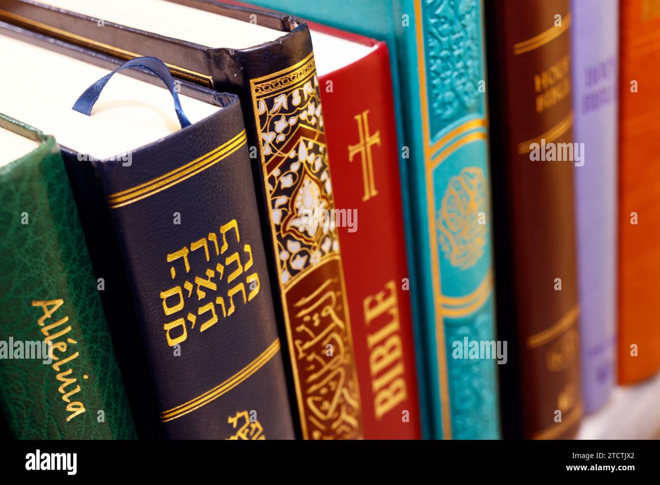 Christianity, Islam and Judaism. Bible, Quran and Torah. Interfaith or ...