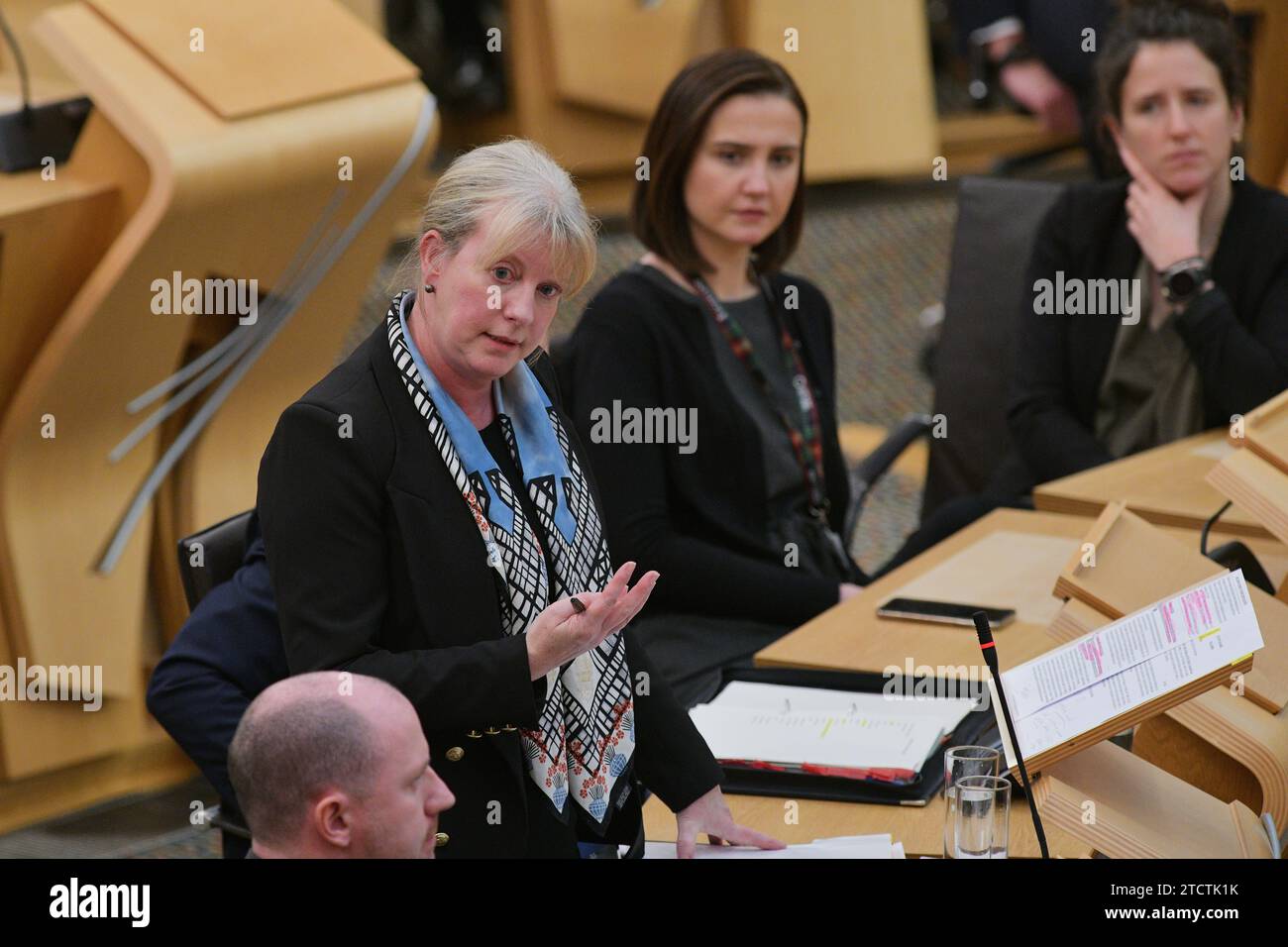 Edinburgh Scotland, UK 14 December 2023. Deputy First Minister Shona ...