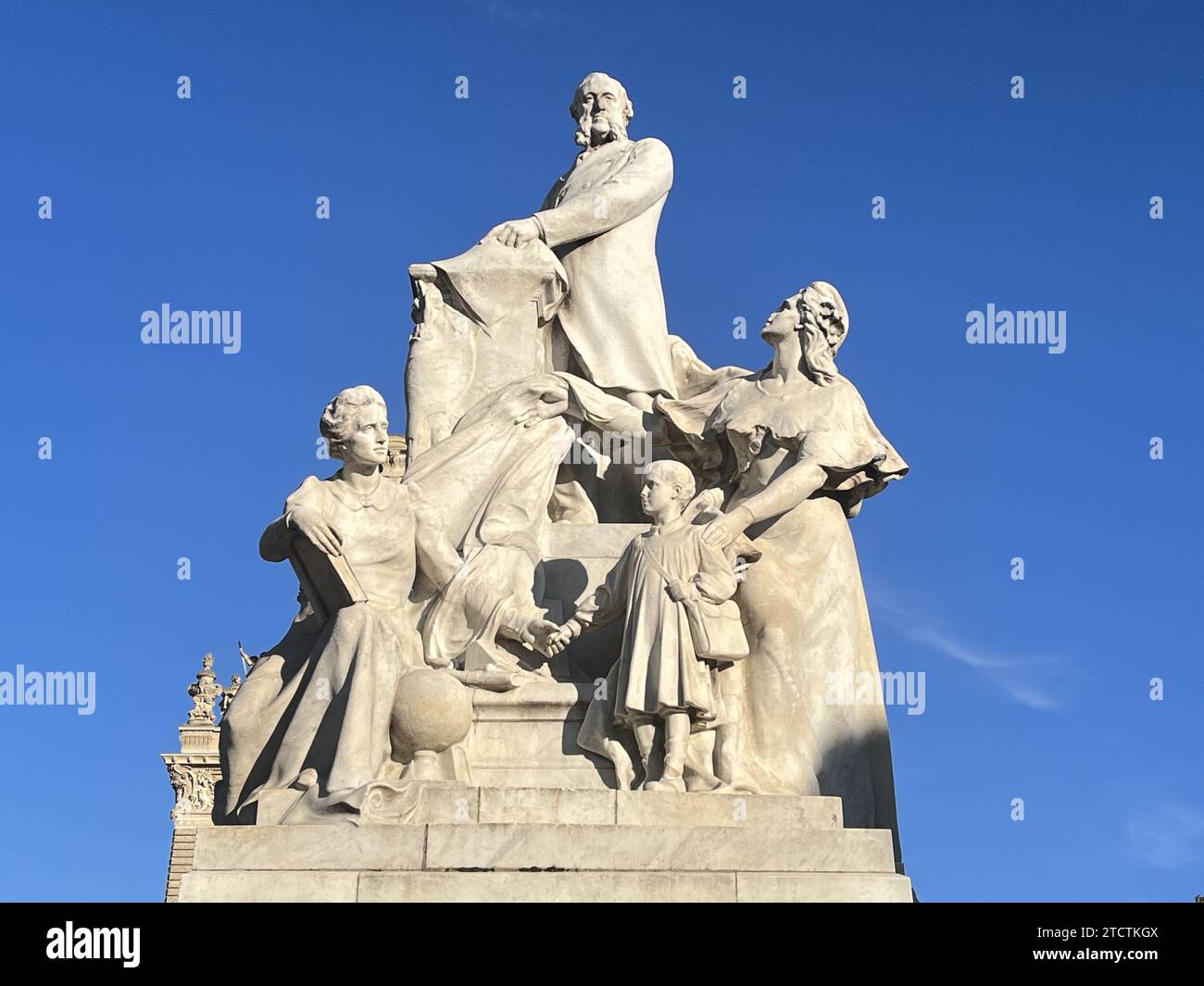 Jules Ferry statue in Paris, France Stock Photo - Alamy