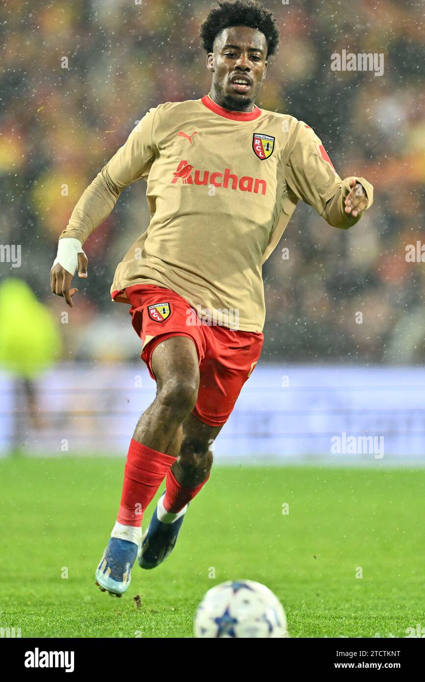 Elye Wahi (9) of RC Lens pictured during the Uefa Champions League ...