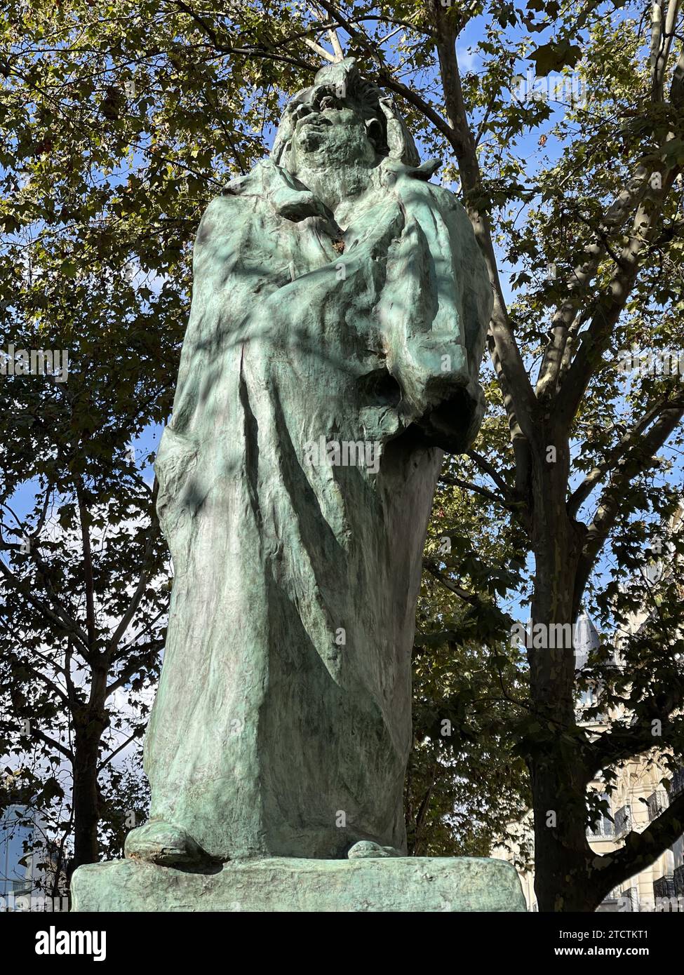 Balzac statue by Rodin in Paris, France Stock Photo - Alamy