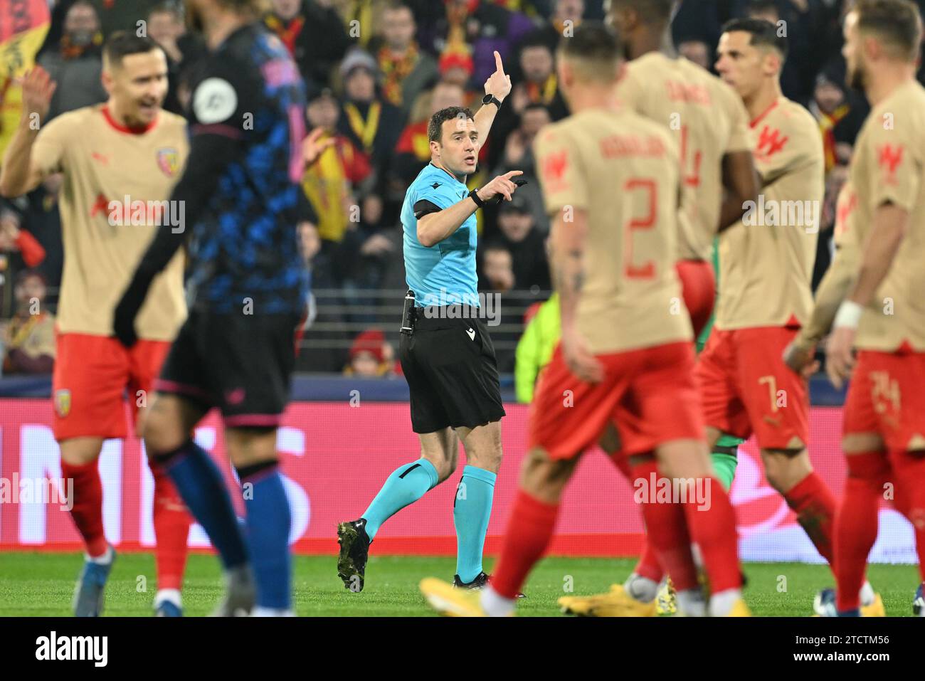 referee Felix Zwayer of Germany pictured during the Uefa Champions ...