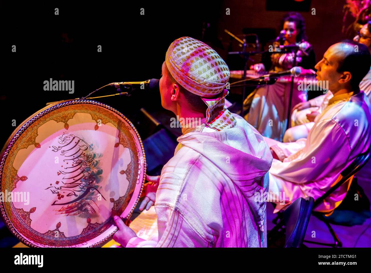 Abdelkader Ghayt and the Samaa Orchestra performing at the 360 Paris ...