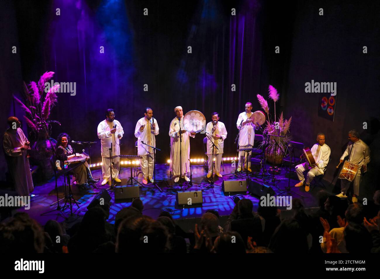 Abdelkader Ghayt and the Samaa Orchestra performing at the 360 Paris ...