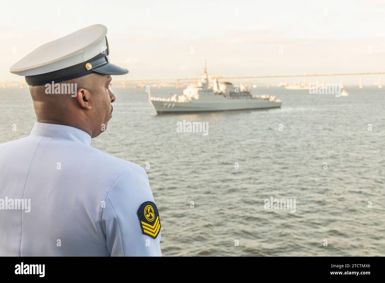 Rio De Janeiro, Brazil. 13th Dec, 2023. Brazilian Navy Sergeant. Credit ...