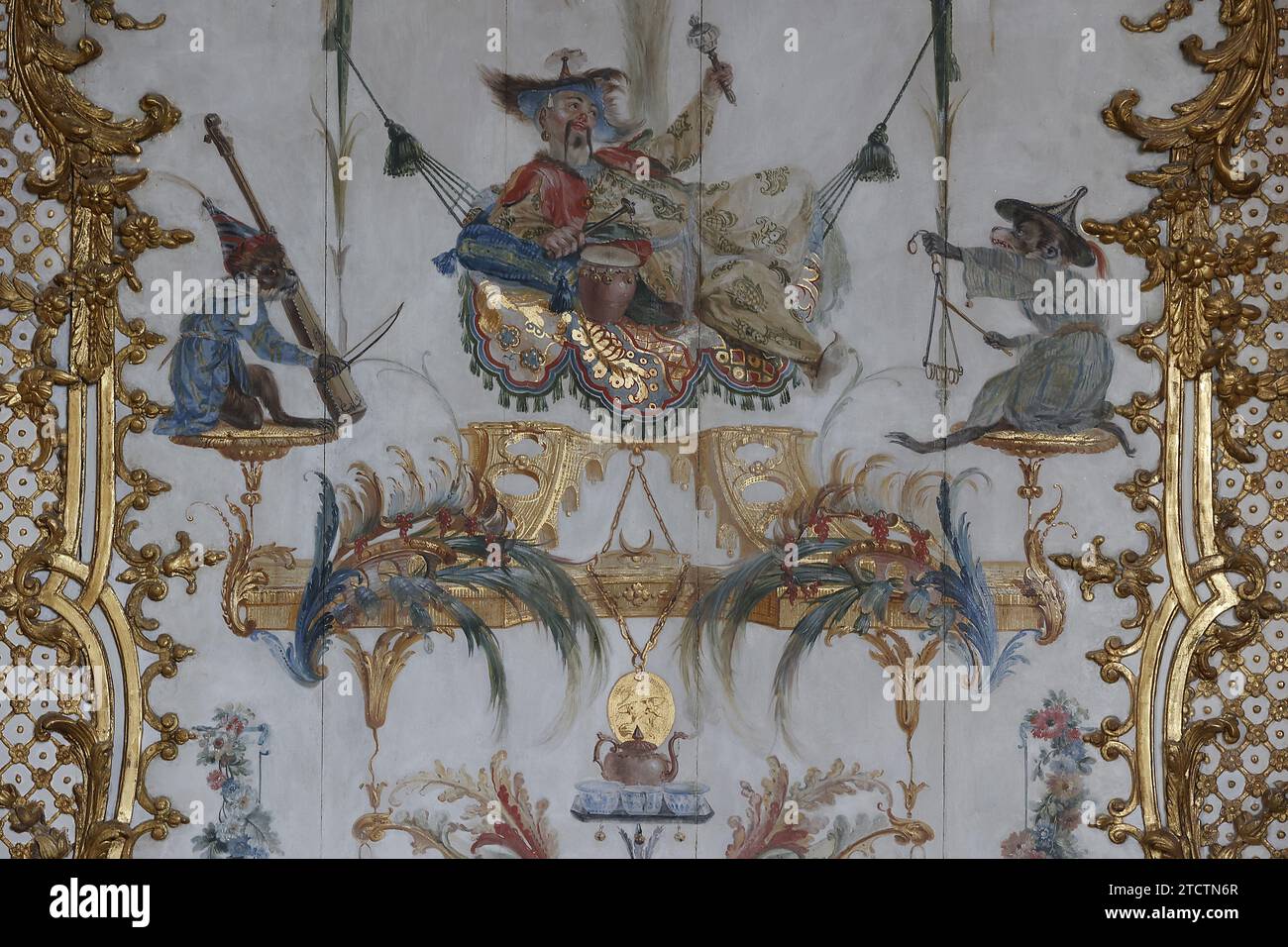 Chantilly castle, Conde museum, Chantilly, Oise, France. Grande ...