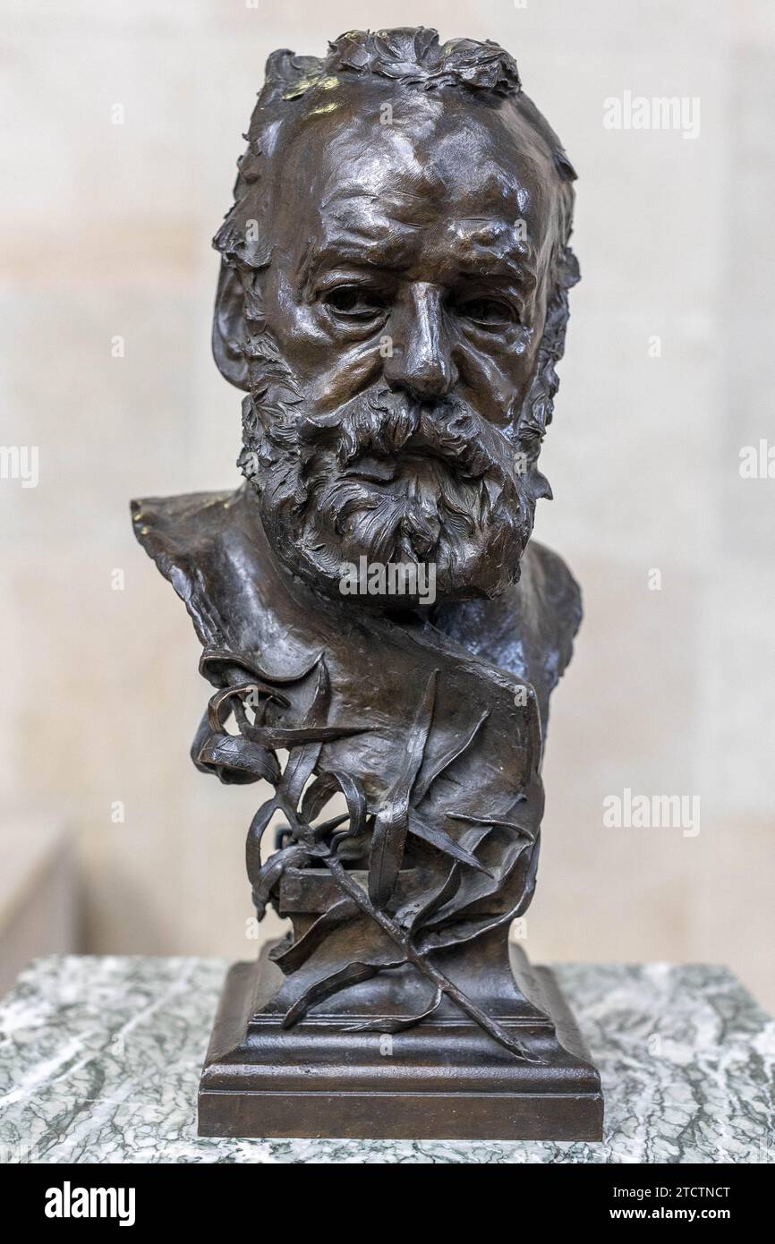 Orsay museum, Paris, France Auguste Rodin, Victor Hugo, 1883, bronze ...