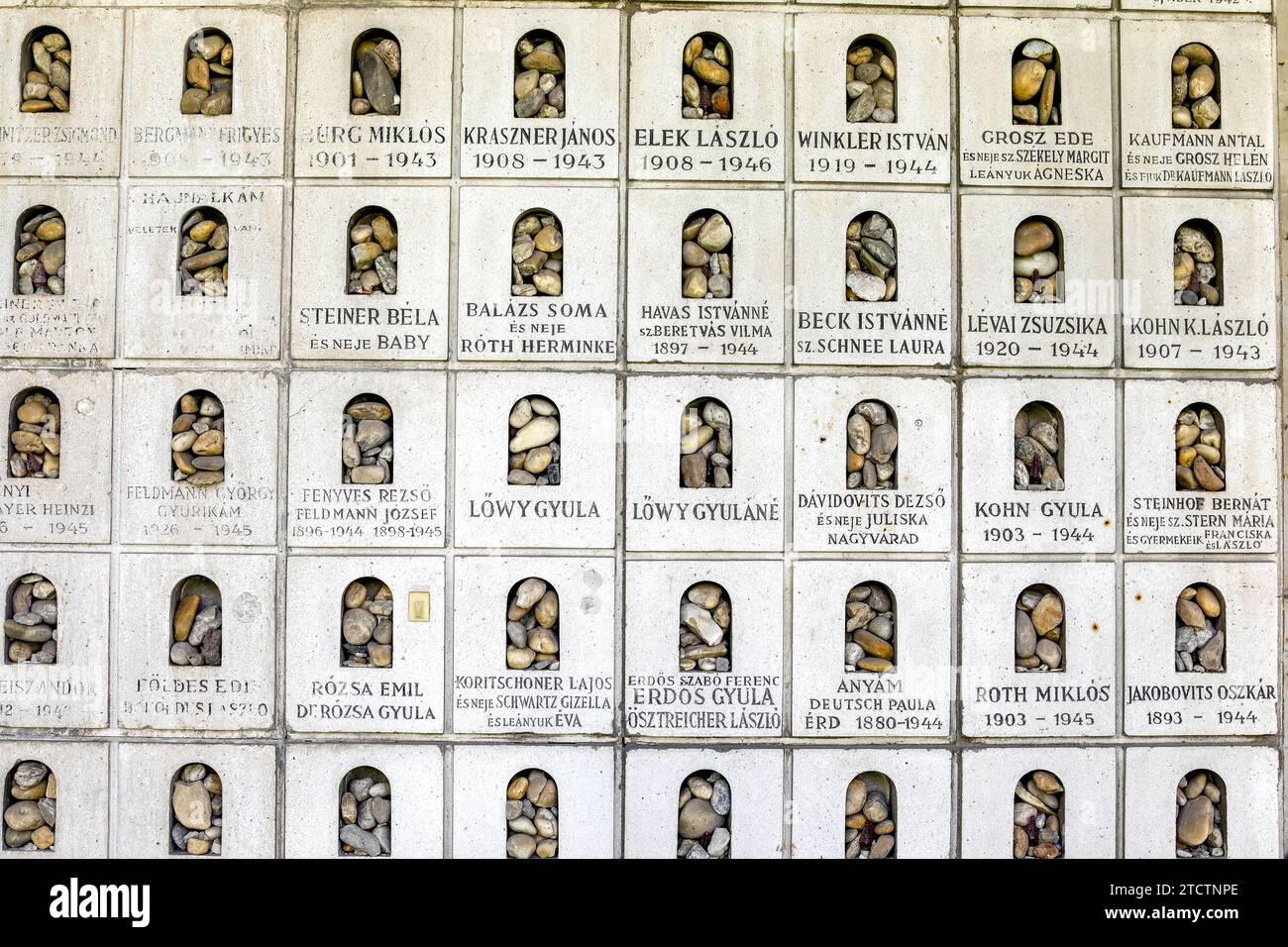 Great synagogue of Budapest, Hungary. Cemetery Stock Photo - Alamy