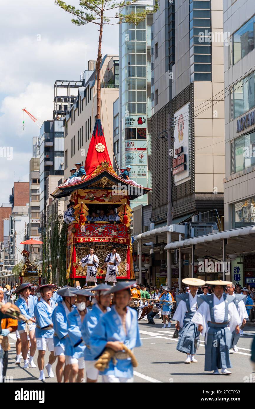 Kyoto, Japan - July 24 2023 : Gion Matsuri Festival, Yamaboko Junko ...