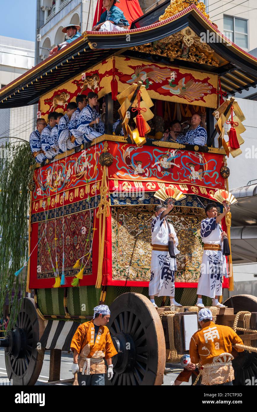 Kyoto, Japan - July 24 2023 : Gion Matsuri Festival, Yamaboko Junko ...