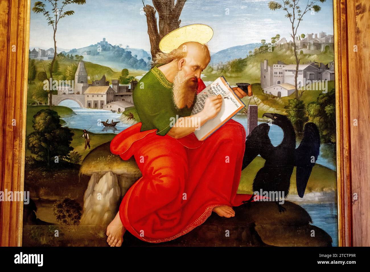 Galleria Nazionale dell’Umbria, Perugia, Umbria, Italy Berto di Giovanni, St John the Evangelist ...