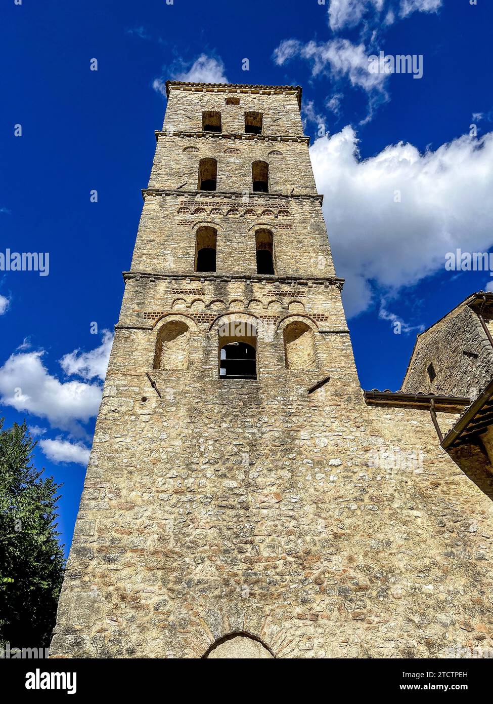 San Pietro in Valle abbey (7th-13th century), Ferentillo, Umbria Stock ...