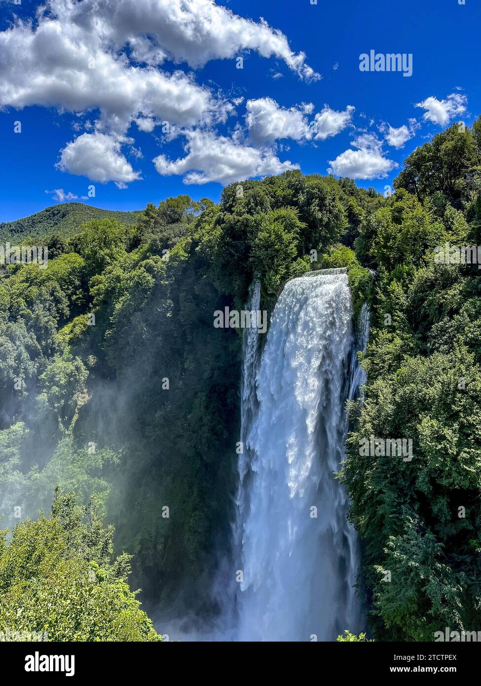 Cascata delle Marmore waterfall, Umbria, Italy Stock Photo - Alamy