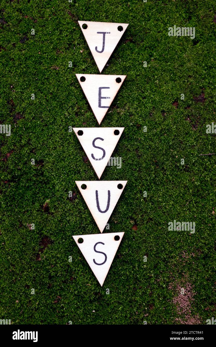Word jesus hi-res stock photography and images - Alamy