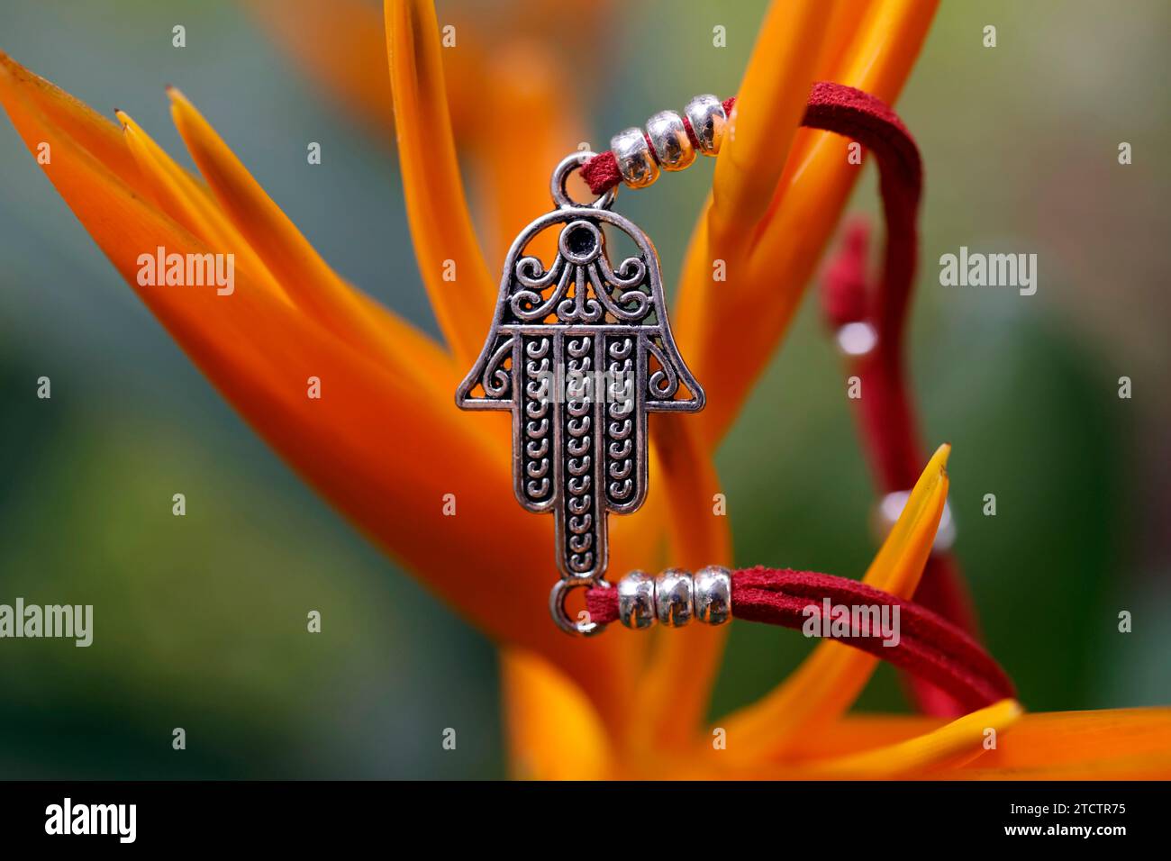 Muslim Hamsa amulet, also known of the hand of Fatima or the hand of ...