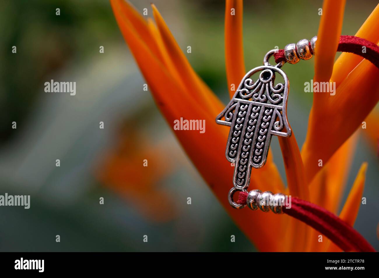 Muslim Hamsa amulet, also known of the hand of Fatima or the hand of ...
