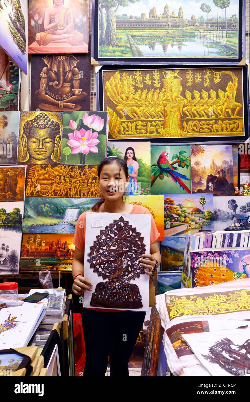 The russian market. Art galery Stock Photo - Alamy