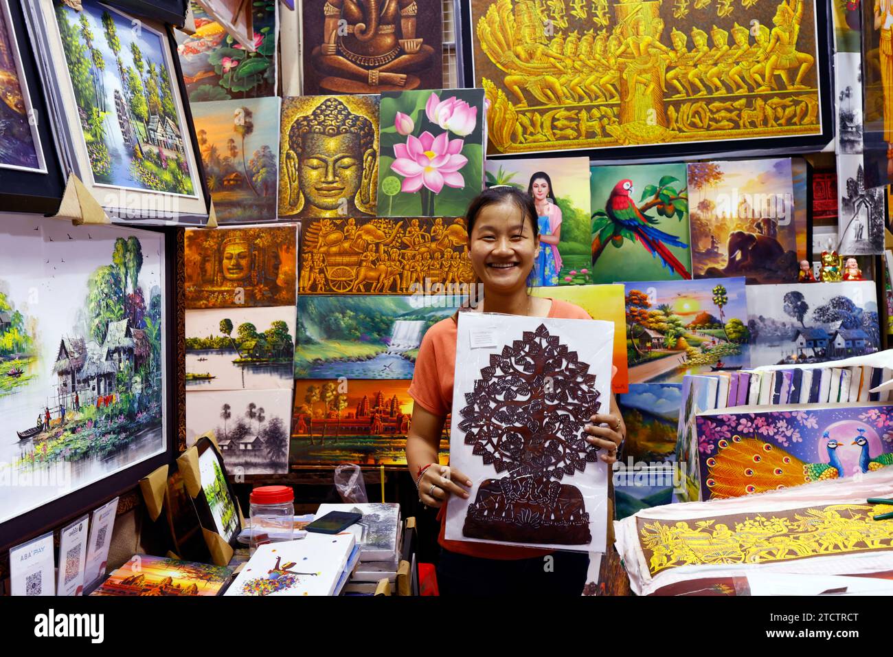 The russian market. Art galery Stock Photo - Alamy