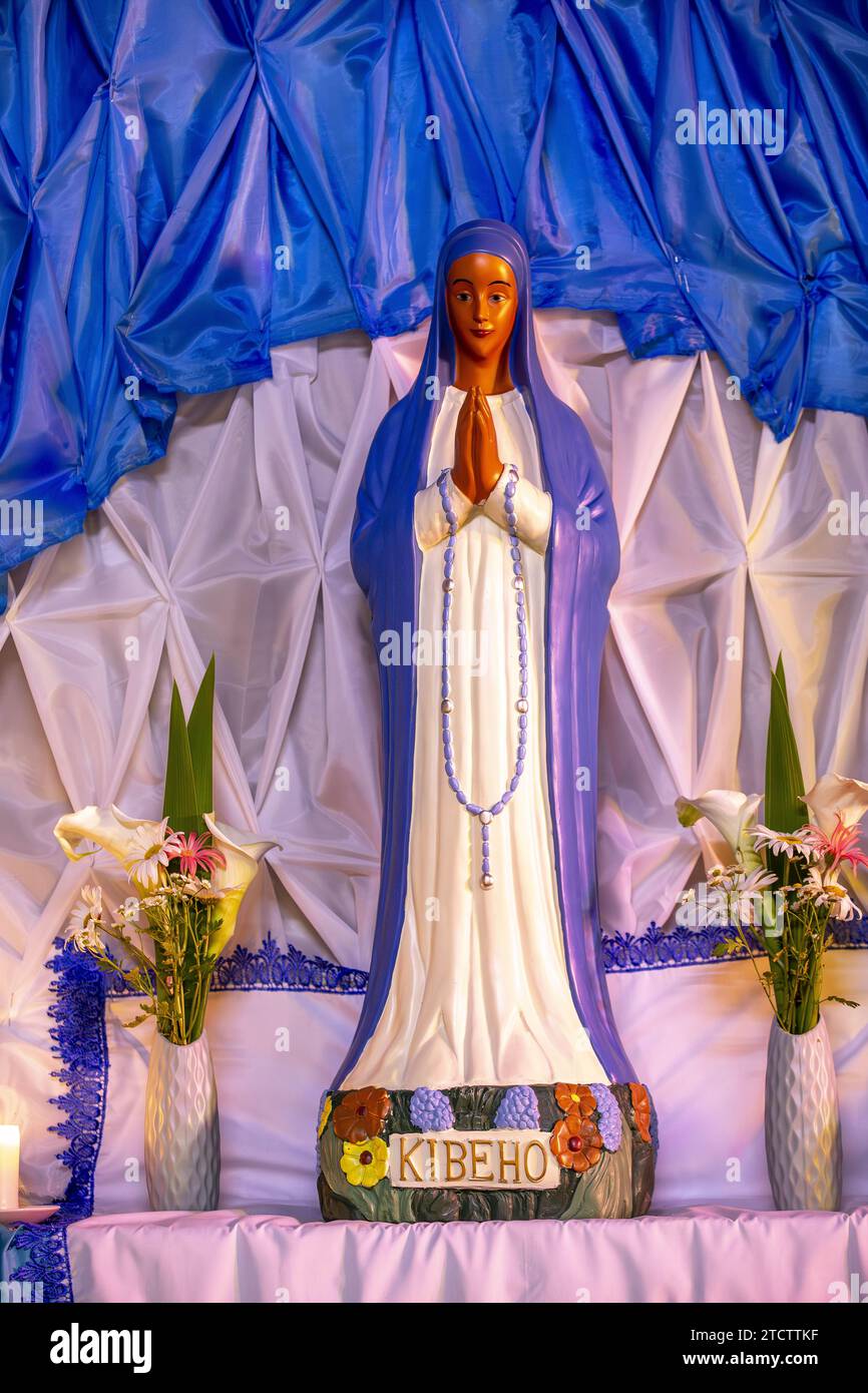 Our Lady of Kibeho statue in Saint Peter’s catholic church, Karongi ...