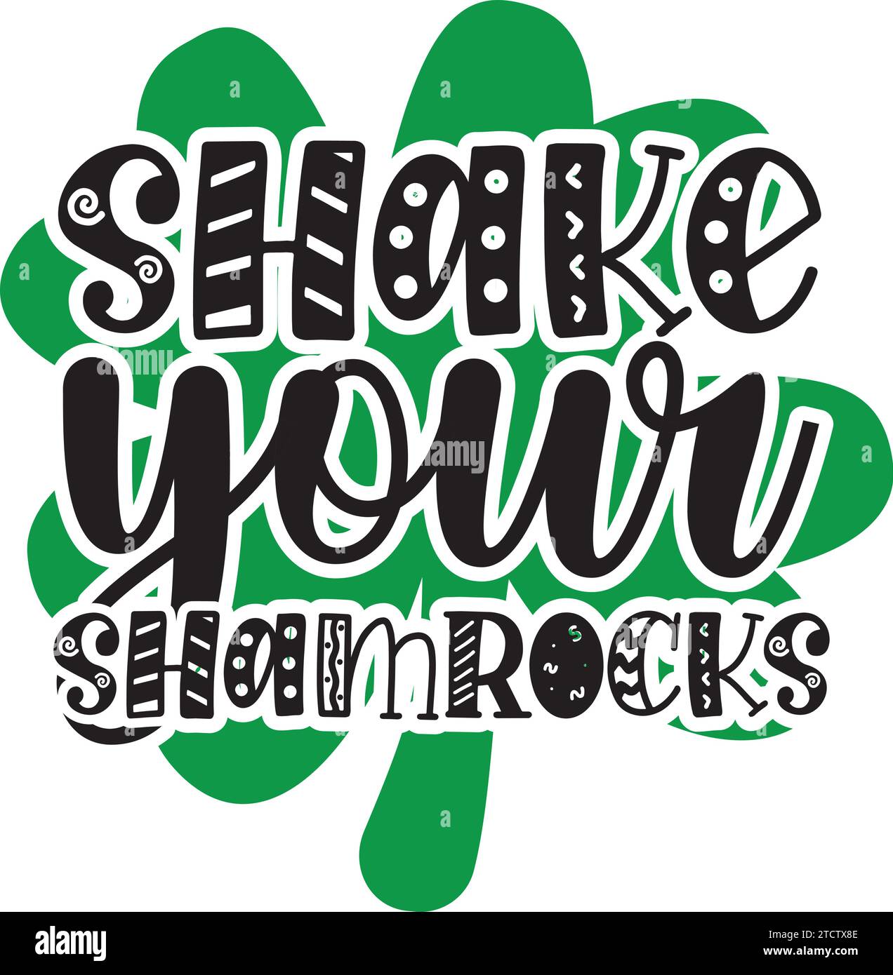 Irish shamrocks Stock Vector Images - Alamy