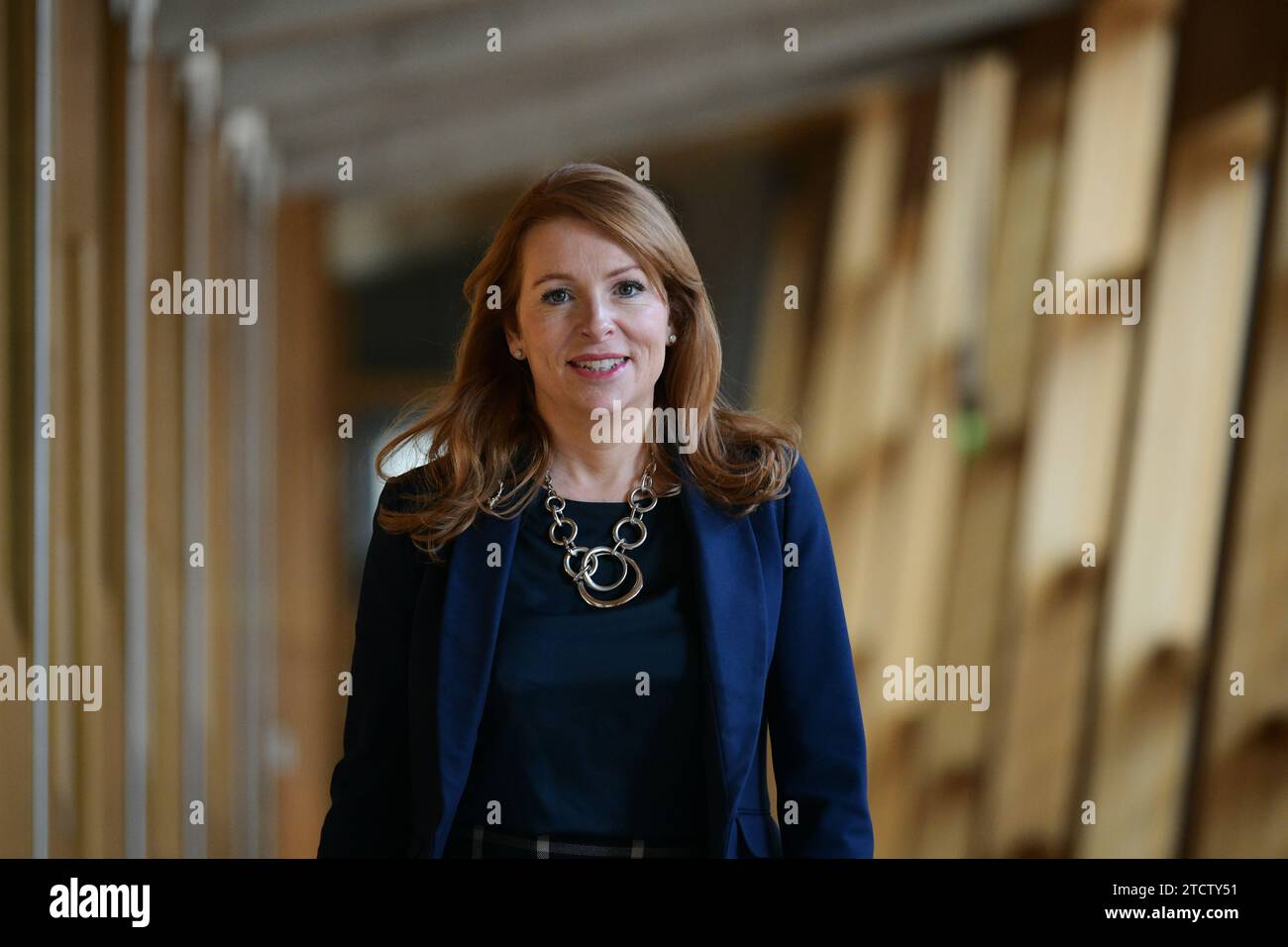 Edinburgh Scotland, UK 14 December 2023. Ash Regan MSP at the Scottish ...