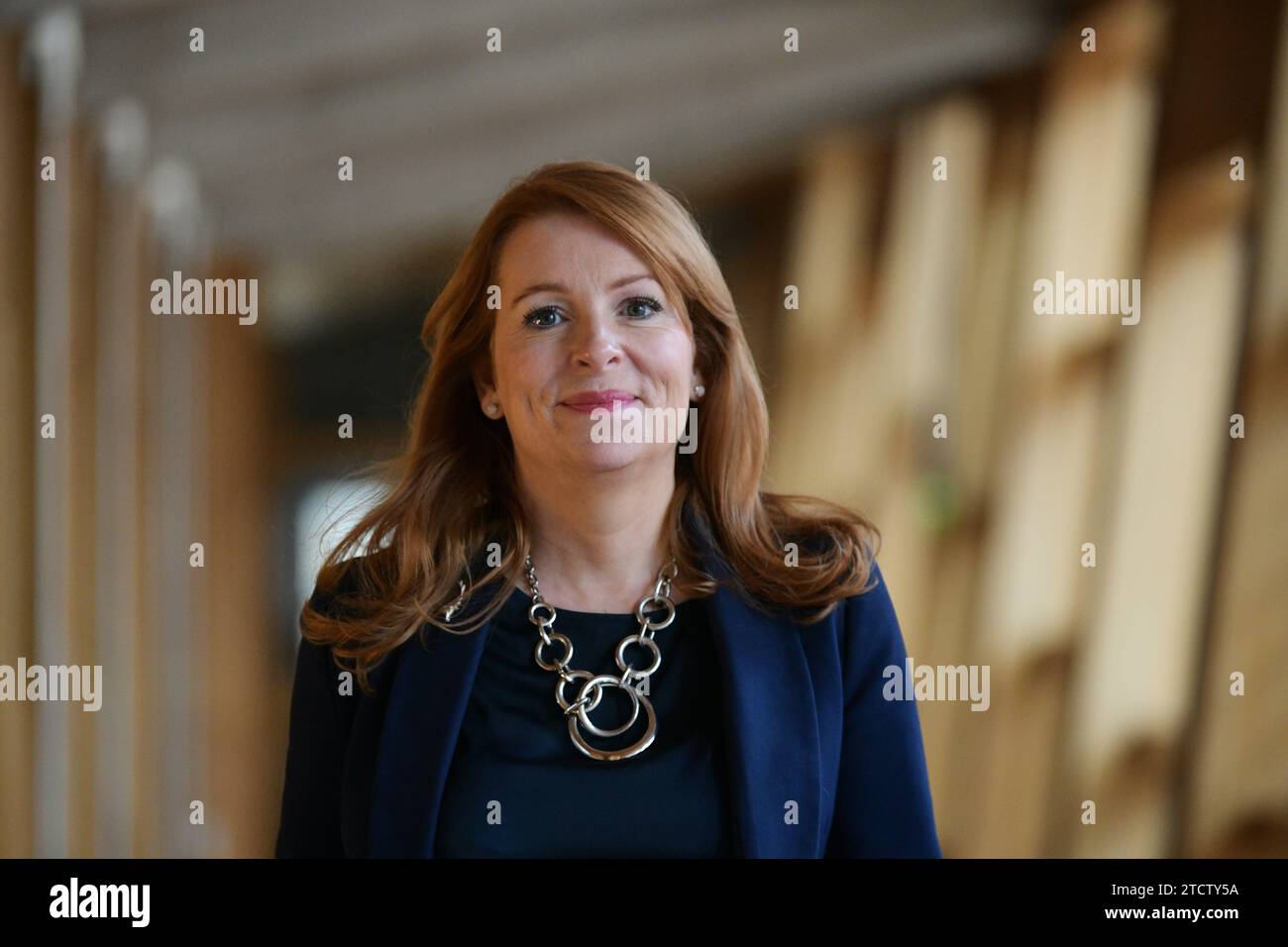 Edinburgh Scotland, UK 14 December 2023. Ash Regan MSP at the Scottish ...