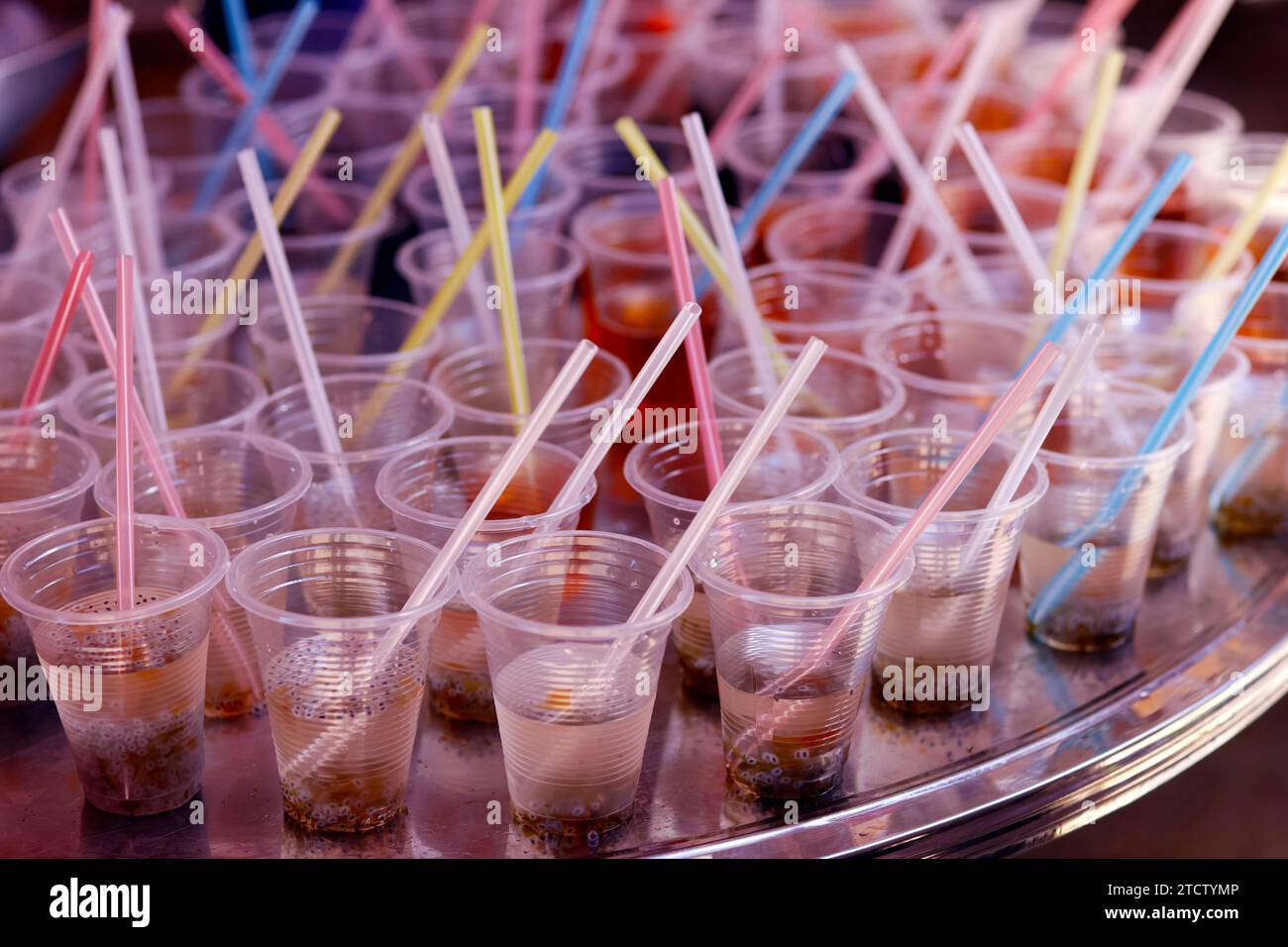 Free fresh drinks in a buddhist pagoda Stock Photo - Alamy