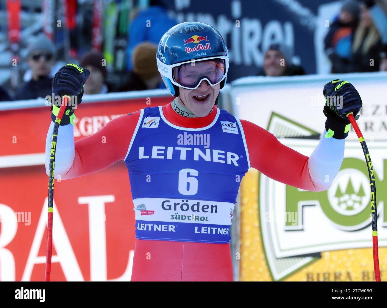 Saint Christina, Italy. 14th Dec, 2023. Santa Cristina - Skiing, Val ...