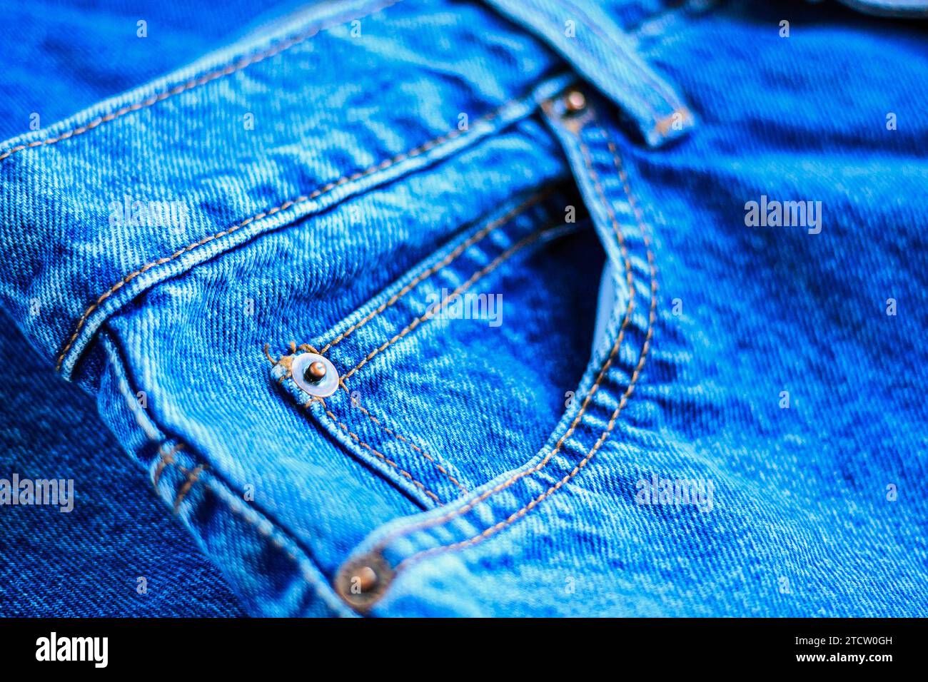 blue jeans pocket close up Stock Photo - Alamy