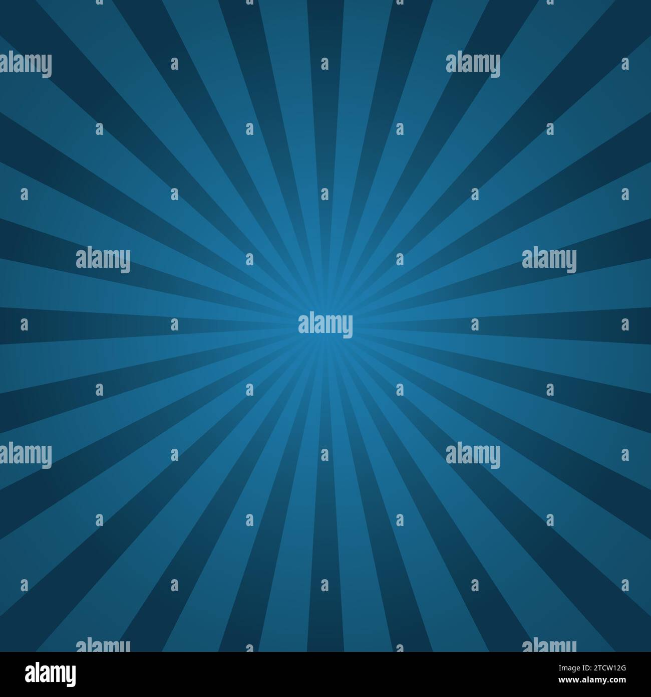 Retro background rays. Sunburst pattern dark blue vector background ...