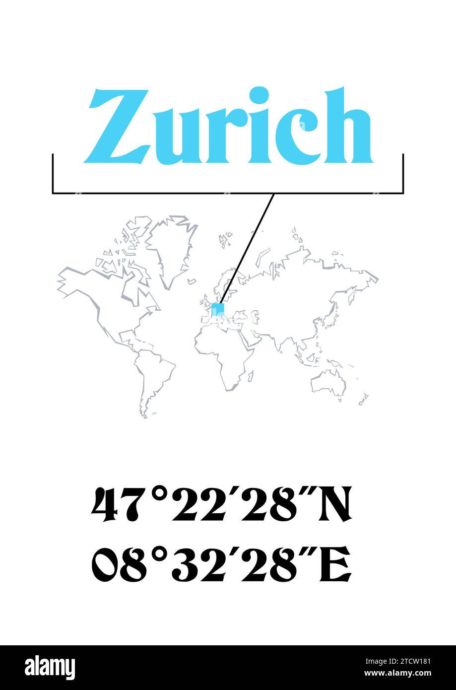 City coordinates Stock Vector Images - Alamy